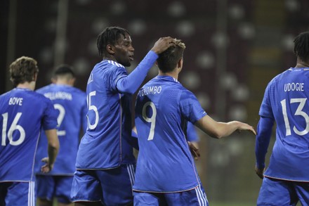 Lorenzo Colombo Italy Celebrates Goal Scored Editorial Stock Photo ...
