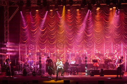 Italian Band Moda During Orchestra Live Editorial Stock Photo - Stock ...