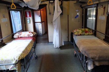Interior Carriage That Part Hospital Train Editorial Stock Photo ...