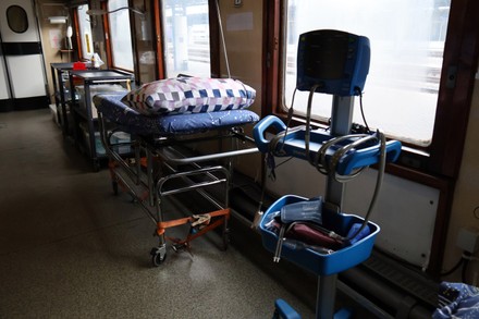 Interior Carriage That Part Hospital Train Editorial Stock Photo ...