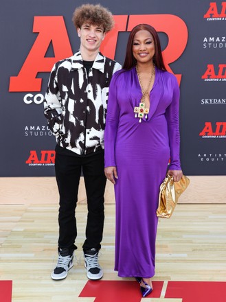 Jaid Thomas Nilon Garcelle Beauvais Arrive Editorial Stock Photo ...