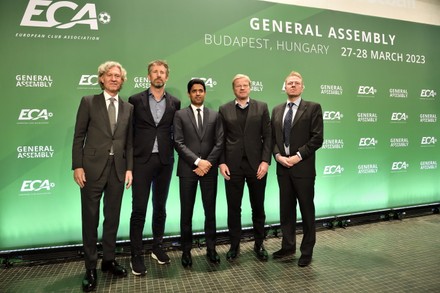 Eca Vice Presidents Dariusz Mioduski Edwin Editorial Stock Photo ...