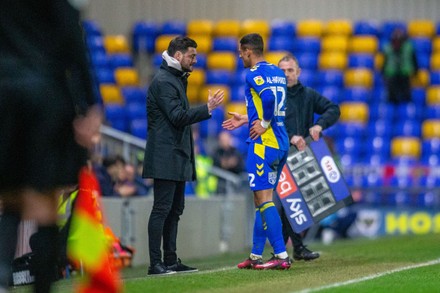 Afc Wimbledon Manager Johnnie Jackson Shows Editorial Stock Photo ...