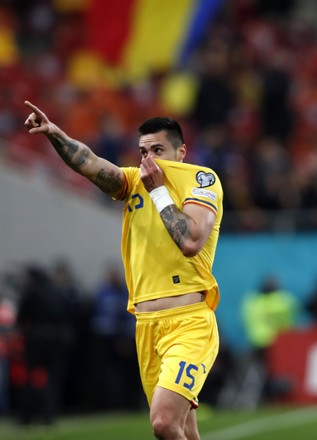 Romanias Andrei Burca Celebrates Afetr Scoring Editorial Stock Photo ...