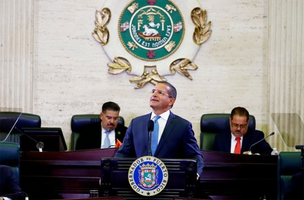 Governor Puerto Rico Pedro Pierluisi Arrives Editorial Stock Photo ...