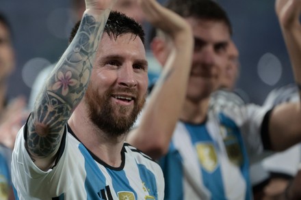 Lionel Messi Teammates Argentina Wave After Editorial Stock Photo ...