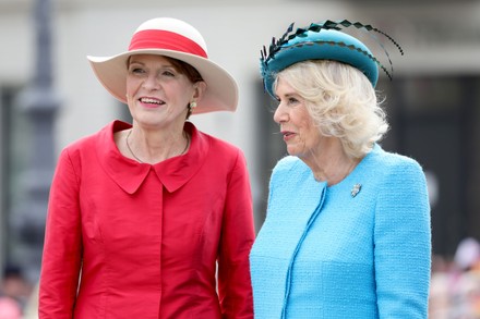 German First Lady Elke Buedenbender Britains Editorial Stock Photo ...