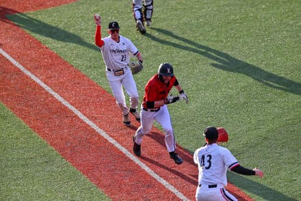Louisville Outfielder Isaac Humphrey Gets Caught Editorial Stock Photo ...