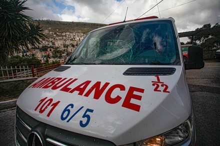 View Destroyed Red Crescent Ambulance After Editorial Stock Photo ...