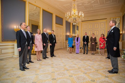 King Willemalexander Welcomes Ambassadors Peter Potman Editorial Stock ...