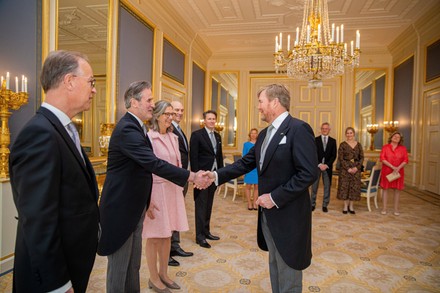 King Willemalexander Welcomes Ambassadors Peter Potman Editorial Stock ...