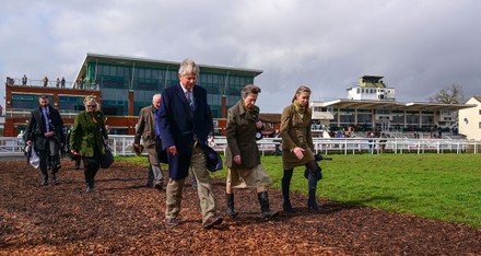 Hrh Princess Royal Greeted During Official Editorial Stock Photo ...