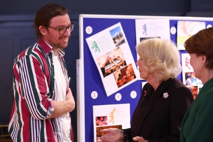 Camilla Visits Berlin Refugio Project Editorial Stock Photo - Stock ...