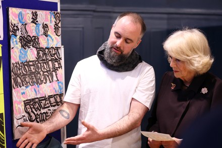 Camilla Visits Berlin Refugio Project Editorial Stock Photo - Stock ...