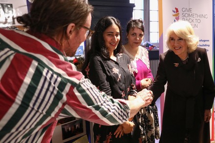 Camilla Visits Berlin Refugio Project Editorial Stock Photo - Stock ...