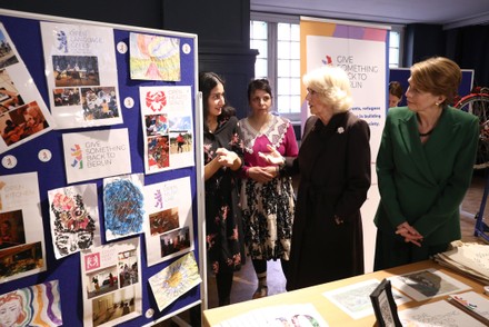 Camilla Visits Berlin Refugio Project Editorial Stock Photo - Stock ...