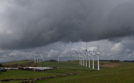 Wind Turbines Royd Moor Wind Farm Editorial Stock Photo - Stock Image ...