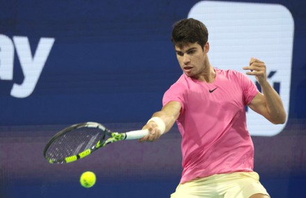 No1 Carlos Alcaraz Spain Hits Forehand Editorial Stock Photo - Stock Image | Shutterstock