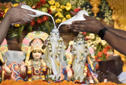 Saints Perform Rituals On Occasion Shri Editorial Stock Photo - Stock ...