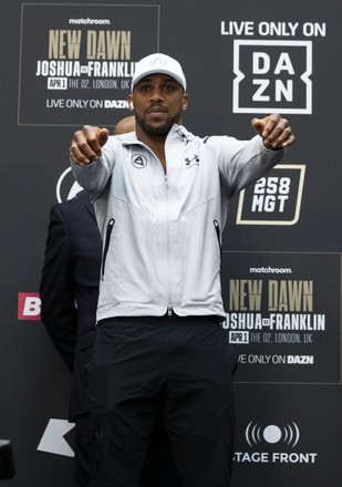 Anthony Joshua During Weighin Heavyweight Fight Editorial Stock Photo ...