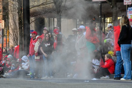 Cincinnati Reds Fans Seen During Cincinnati Editorial Stock Photo ...
