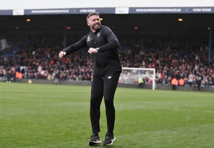 Rob Edwards Manager Luton Town Celebrates Editorial Stock Photo - Stock ...