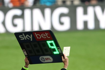 Fourth Official Holds Time Allowed Board Editorial Stock Photo - Stock ...