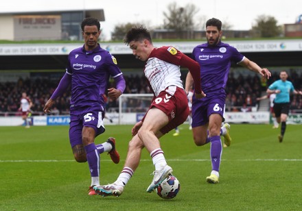 Northampton Town Celebrate Their Opening Goal Editorial Stock Photo ...