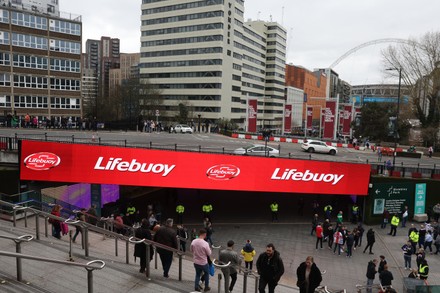 Digital Bridge On Wembley Way Lifebuoy Editorial Stock Photo - Stock ...