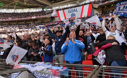 Bolton Wanderers Fans Editorial Stock Photo - Stock Image | Shutterstock