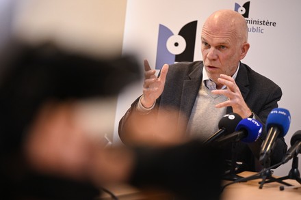 Monstournais King Prosecutor Vincent Macq Pictured Editorial Stock ...