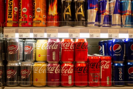 Imported Cocacola Pepsi Cans Seen On Editorial Stock Photo - Stock ...