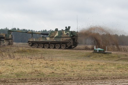 Tank Action Tank Shooting Range Combat Editorial Stock Photo - Stock ...