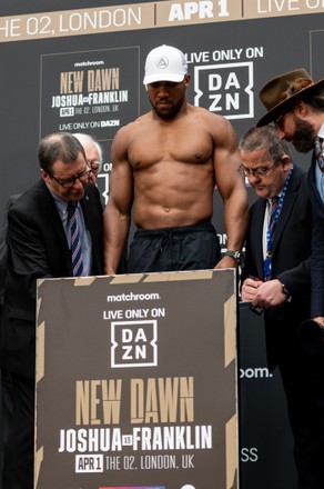Heavyweight Boxer Jermaine Franklin Weighs His Editorial Stock Photo ...