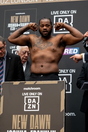 Heavyweight Boxer Jermaine Franklin Weighs His Editorial Stock Photo ...