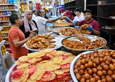 Vendors Selling Traditional Sweets Serves Customers Editorial Stock ...