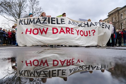 Demonstration Fridays Future Fff Initiative Federal Editorial Stock ...