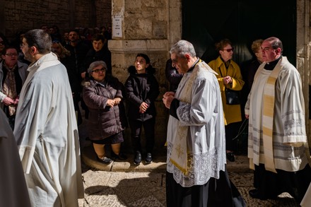 Clergy Faithful Historic Center Bitonto During Editorial Stock Photo ...