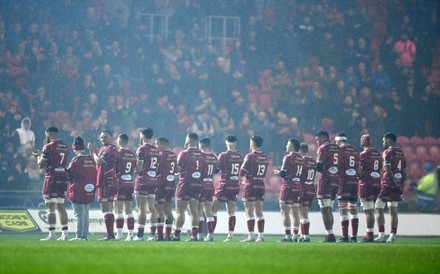 Scarlets Players During Moments Applause Memory Editorial Stock Photo ...