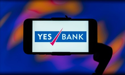 This Photo Illustration Yes Bank Logo Editorial Stock Photo - Stock ...