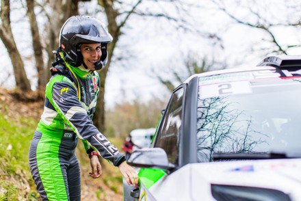 Margaillan Matthieu Margaillan Mathilde Skoda Fabia Editorial Stock ...