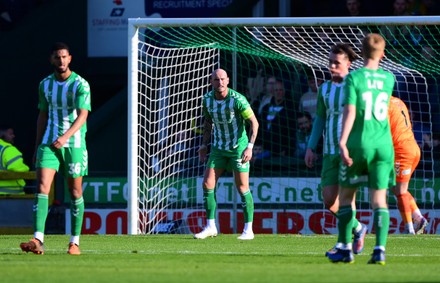 Miguel Freckleton Yeovil Town Looks Dejected Editorial Stock Photo ...