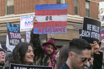 20 Trans Visibility Day Rally, New York, USA - 31 Mar 2023 Stock ...