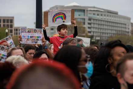 Child Holds Sign During Queer Transgender Editorial Stock Photo - Stock ...
