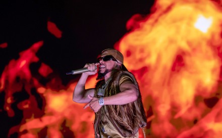 Puerto Rican Singer Yandel Performs During Editorial Stock Photo ...