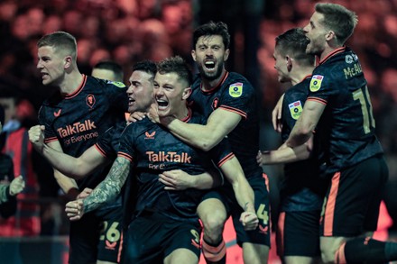 Salfords Callum Hendry Celebrates Making 11 Editorial Stock Photo ...