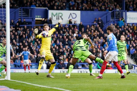 Portsmouth Defender Joe Rafferty Tackled By Editorial Stock Photo ...
