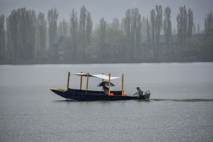 Boatman Ferries Passenger His Motorboat Across Editorial Stock Photo ...