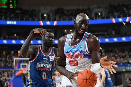 Tacko Fall R Xinjiang Flying Tigers Editorial Stock Photo - Stock Image ...