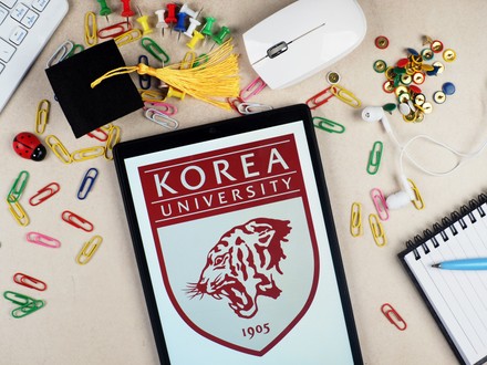 This Photo Illustration Korea University Logo Editorial Stock Photo ...